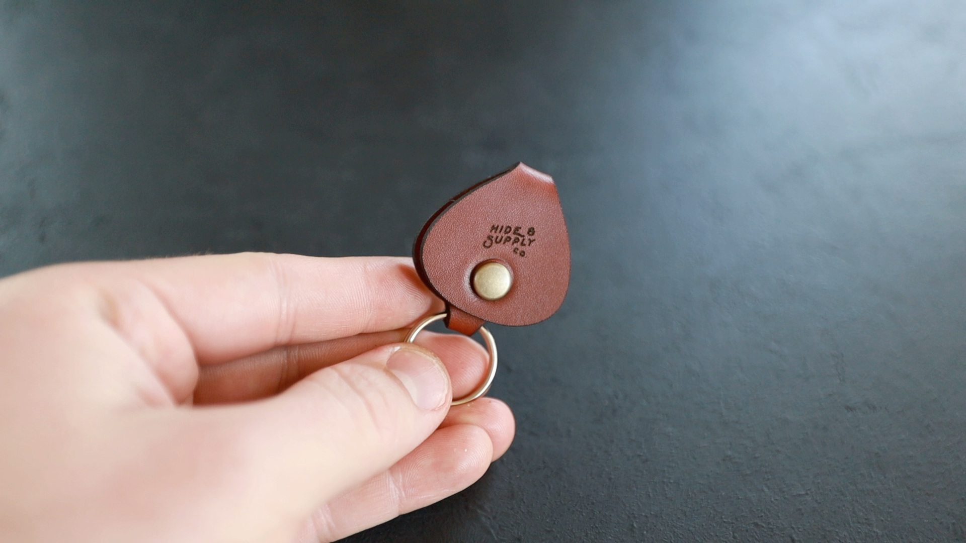 Guitar Pick Holder Keychain Tutorial – Hide & Supply